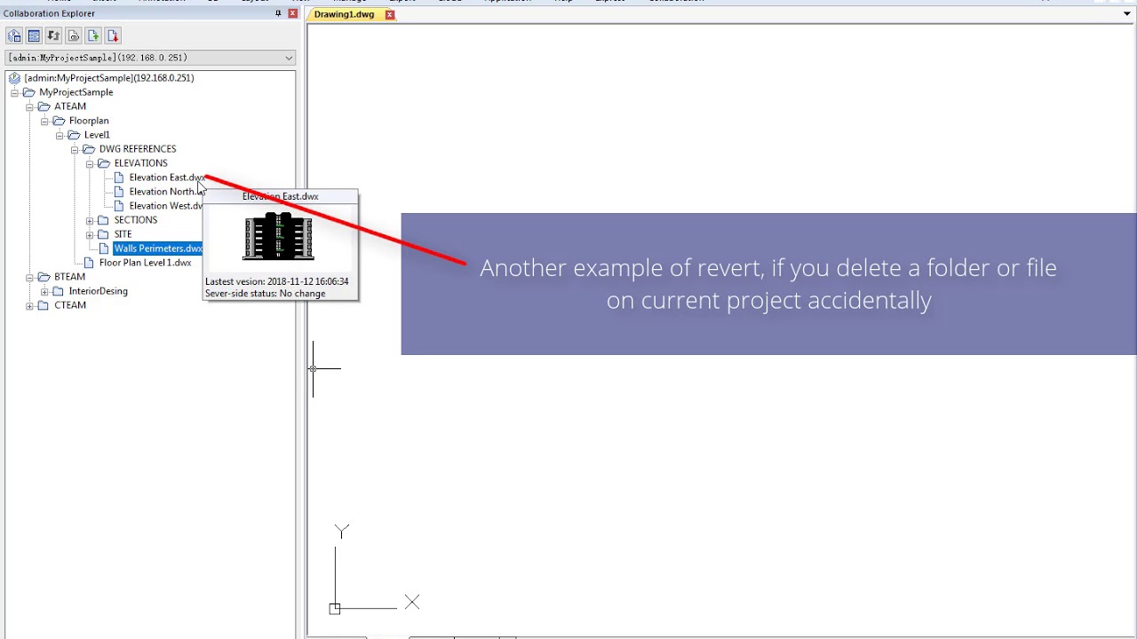 Collaboration Client 12 REVERT A FILE VERSION - YouTube