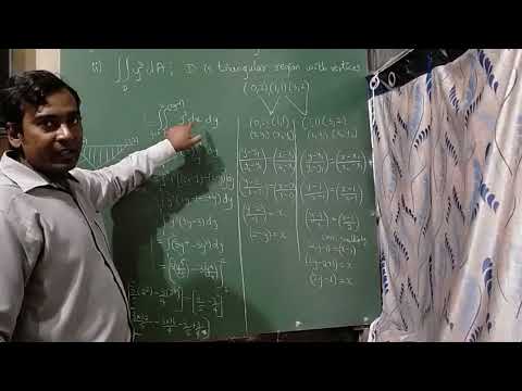 Double integrals 3 | triangular region | engineering mathematics - YouTube