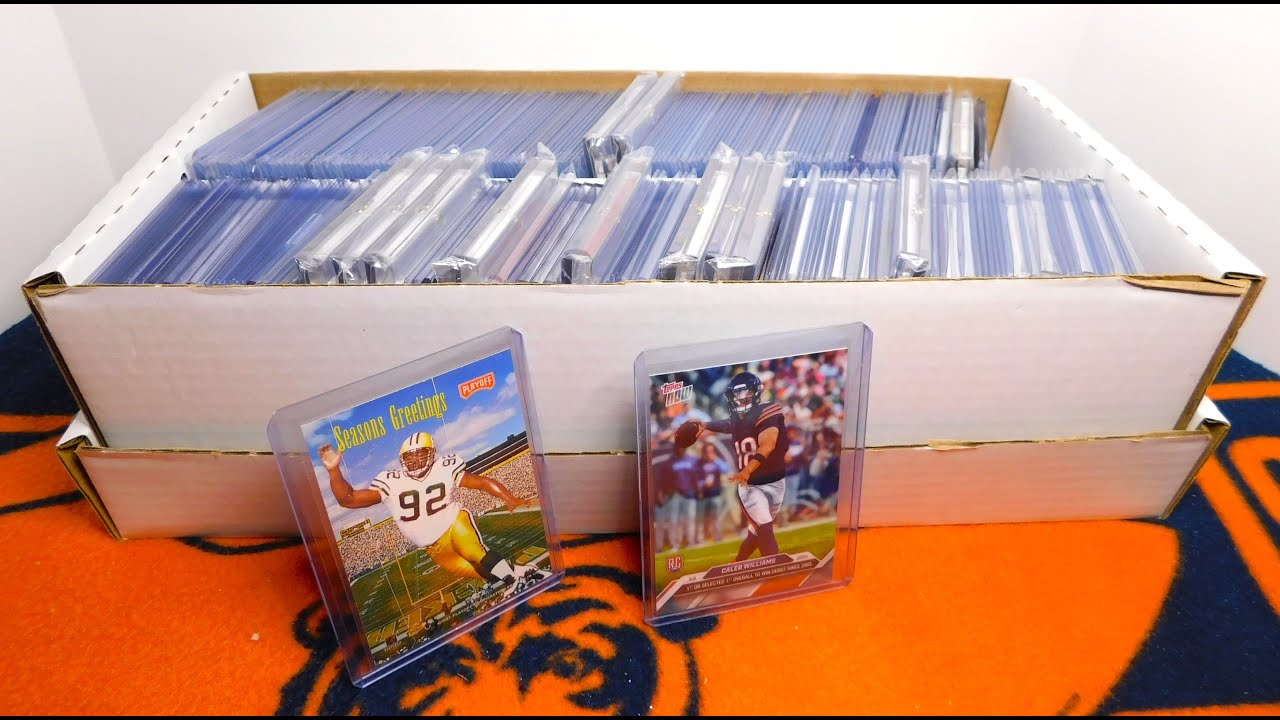Final Look at My Football Card Box - YouTube