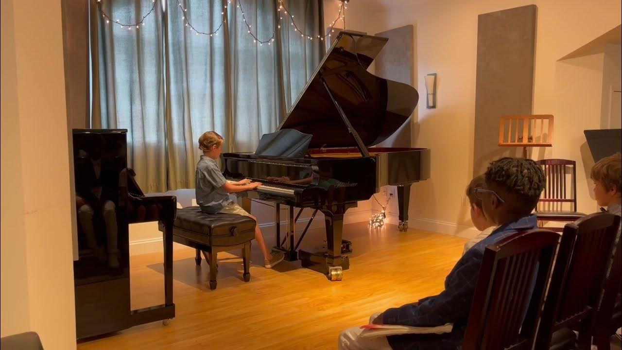 Matthew's first Piano Recital - YouTube