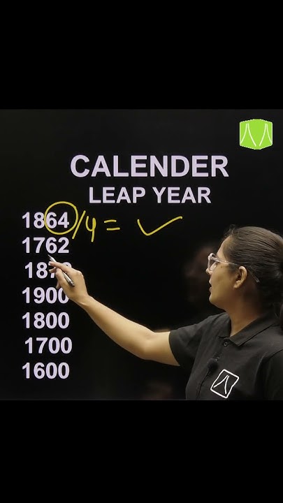 How to Find if given Year is Leap Year or Not ? Calendar Questions ...