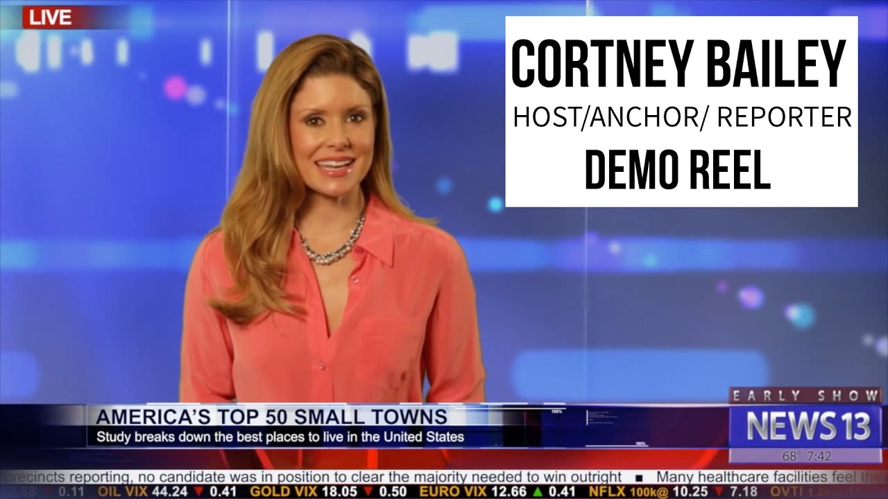 Cortney Bailey Demo Reel, Host/Anchor/Reporter - YouTube