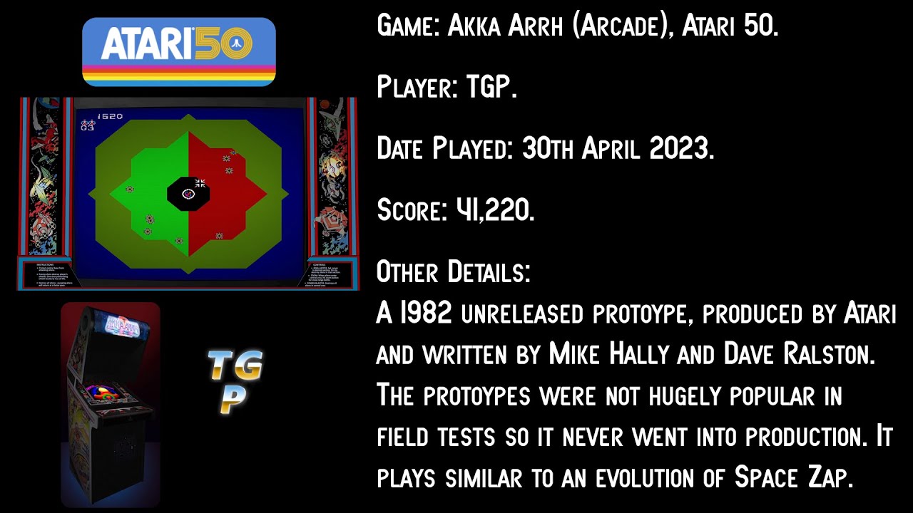 Akka Arrh (Arcade) - Atari 50 - PC / Steam - 41,220 points. - YouTube