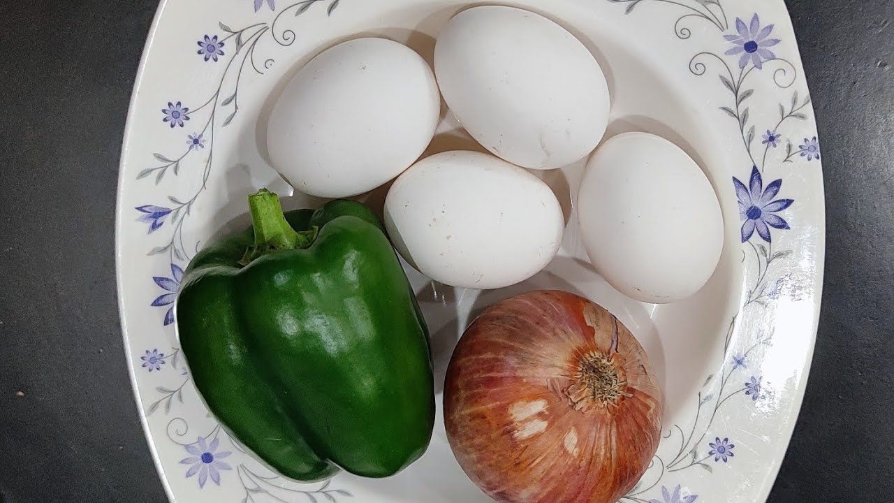 CAPSICUM AND EGG RECIPE | BELL PEPPER EGG FRY | EGG CAPSICUM BHURJI ...