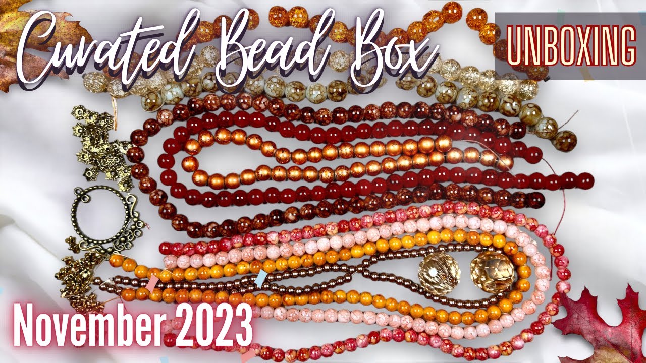Curated Bead Box | November 2023 | Persian Rug - YouTube