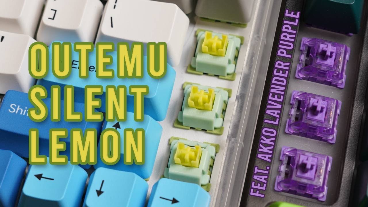 Just how silent is the Outemu Silent Lemon/Lime? (feat. Lavender Purple ...