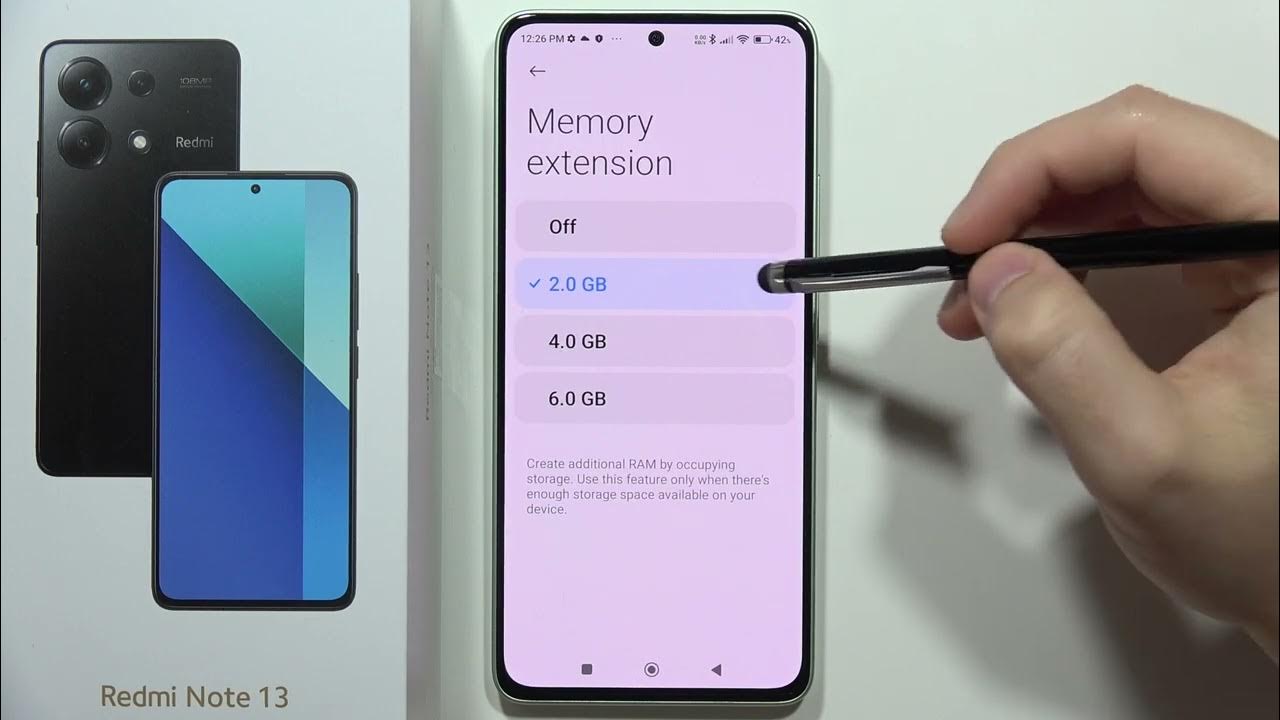 How to Extend RAM on Redmi Note 13 - Get More RAM - YouTube