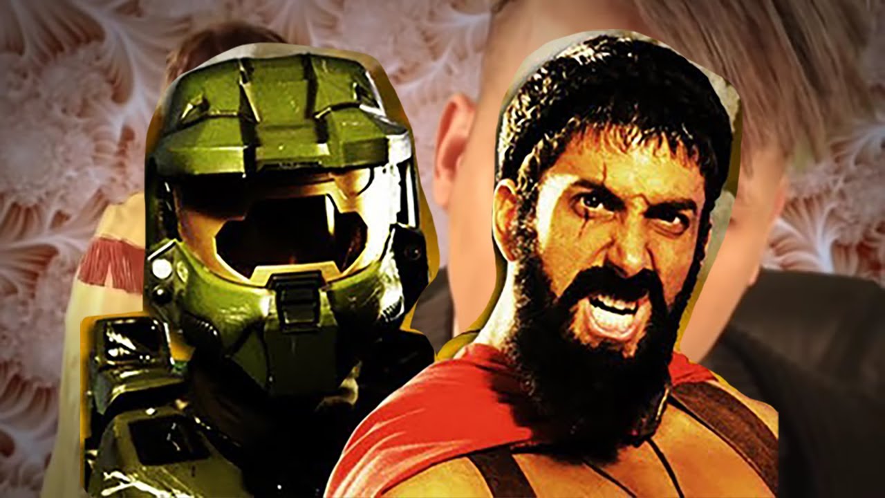 Master Chief vs Leonidas but the instrumental is John Lennon vs Bill O'Reilly - YouTube