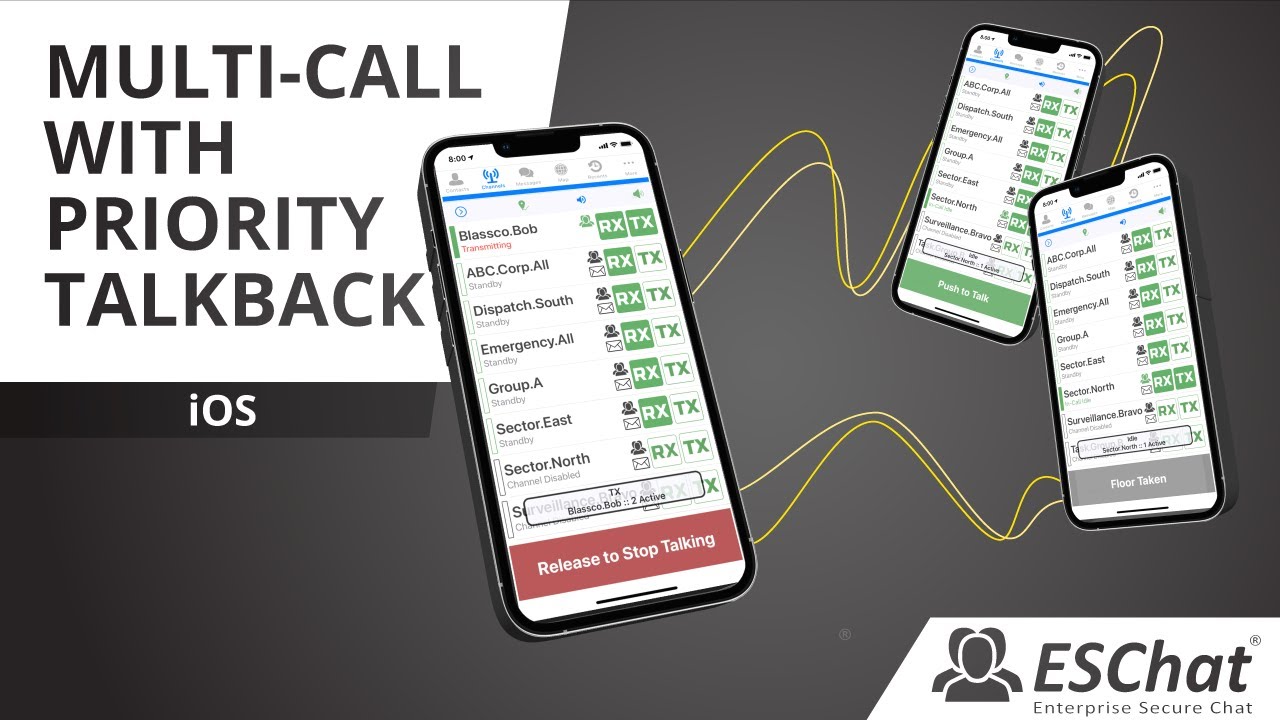 Multi-Call Mode with Priority Talkback for iOS - YouTube