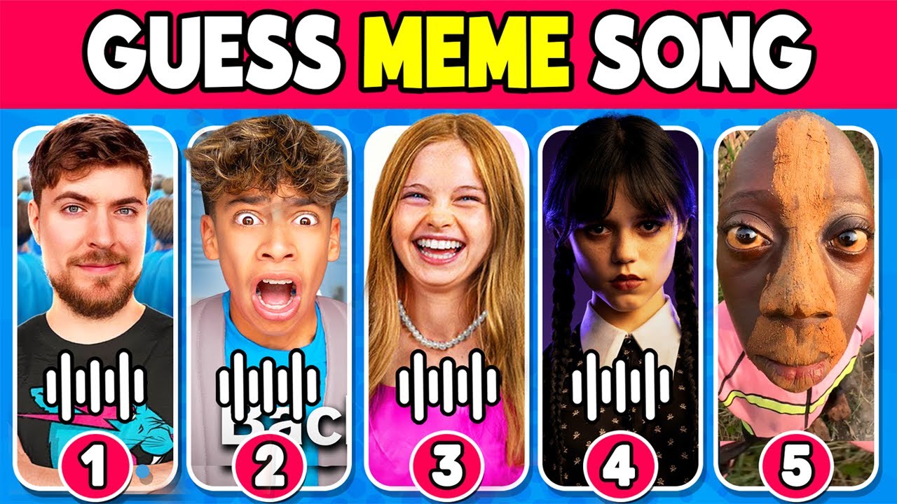 Guess The Meme & Youtuber By Song | Salish Matter, King Ferran, Tenge ...