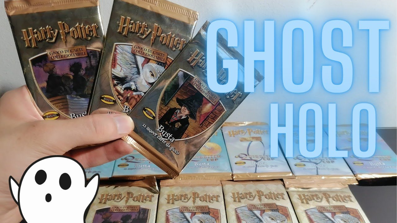 Opening of 11 Packs of HARRY POTTER TCG from 2001 and Finding a GHOST ...