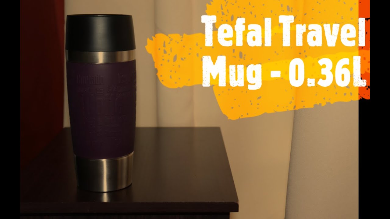 Tefal travel mug unboxing all and leak testing - YouTube