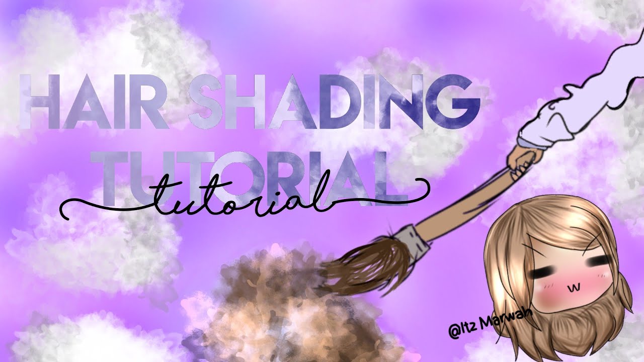 |hair shading tutorial|gacha life|ibispaintx|itz marwah| - YouTube