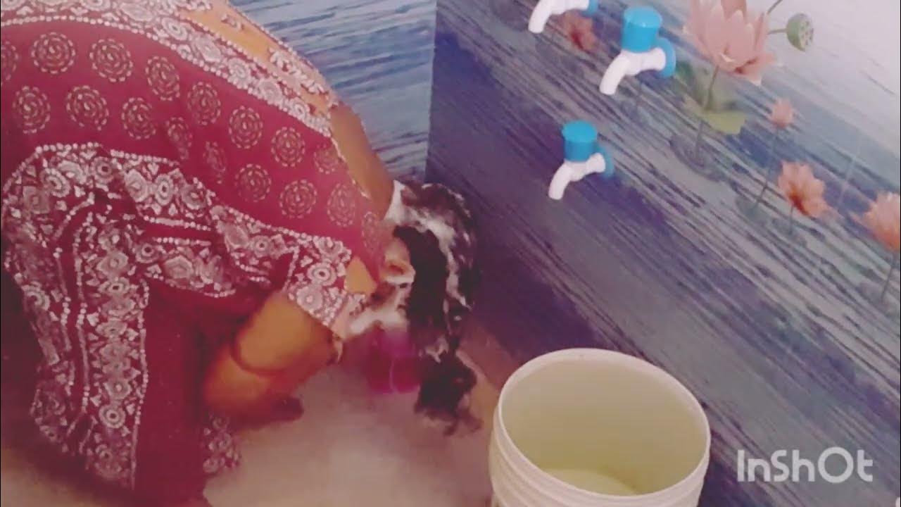 weekly hair wash routine at home ||@sukla' s vlog #hairwash - YouTube