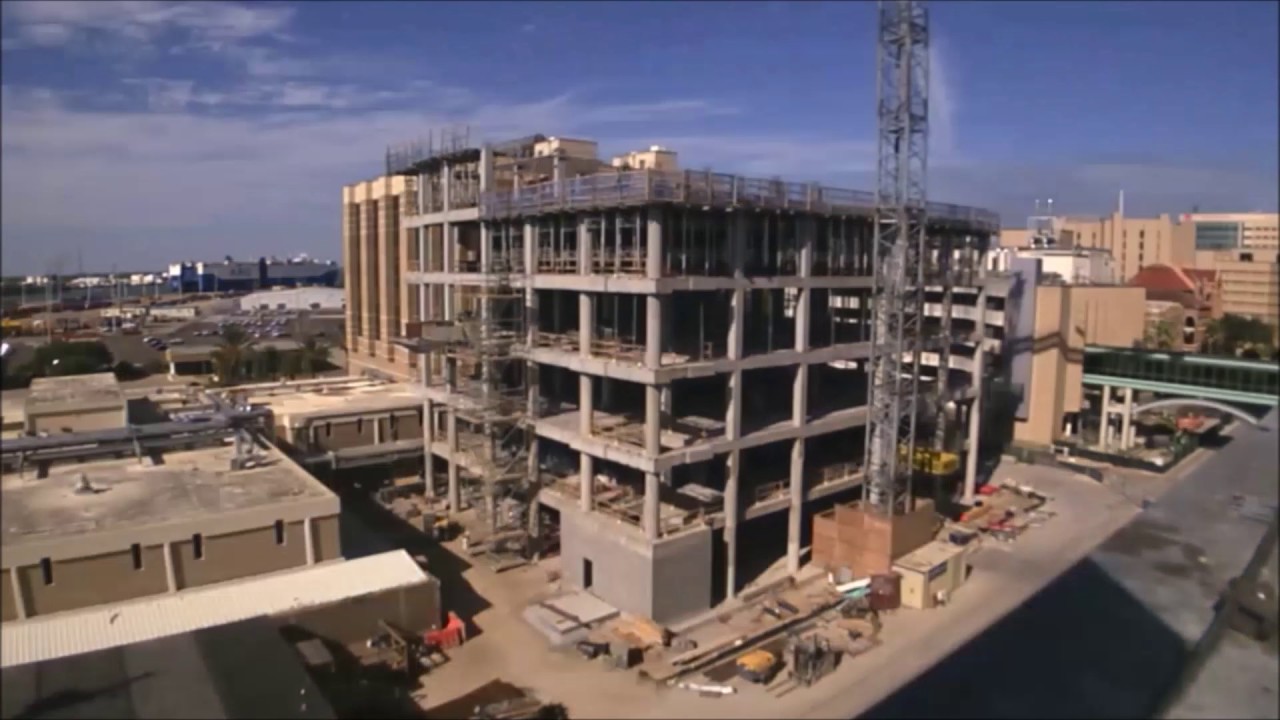 Hensel Phelps UTMB Building 17E - YouTube