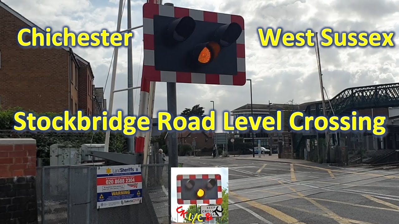 Chichester (Stockbridge Road) Level Crossing, West Sussex - YouTube