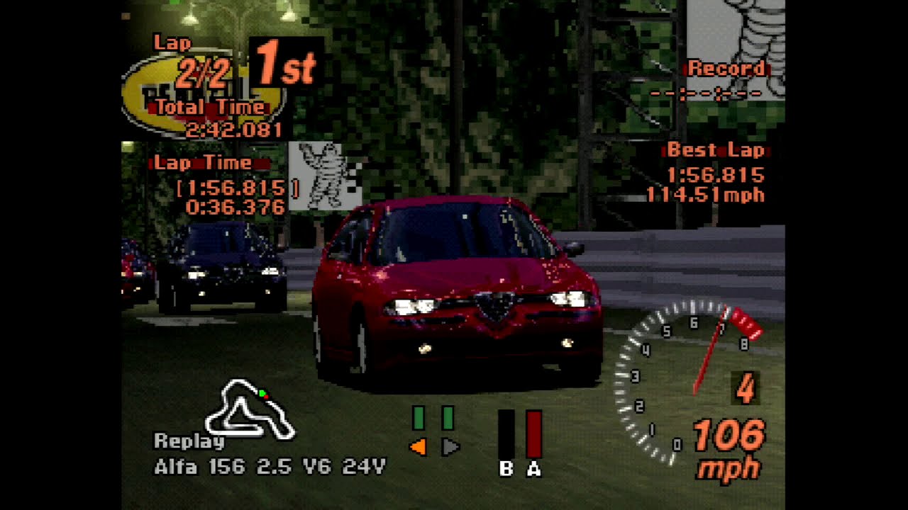 Gran Turismo 2 tracks - Rome Night - YouTube