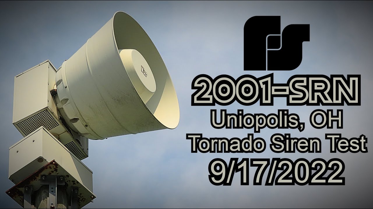 FS 2001-SRN Siren Test - Alert - Uniopolis, OH - YouTube