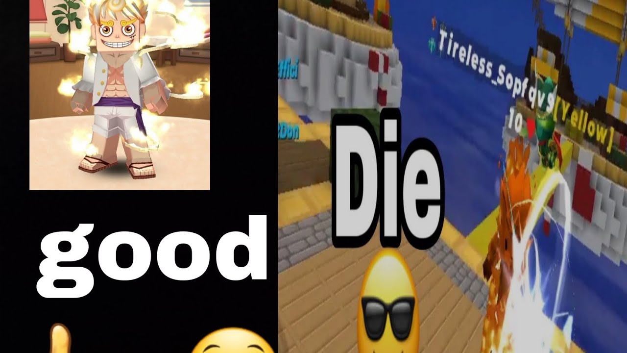 The new update in the game Blockman Go and One Piece skin, Luffy rubber ...