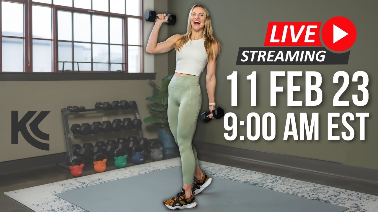 Workout with me! | 30 min Full Body Dumbbell Workout - YouTube