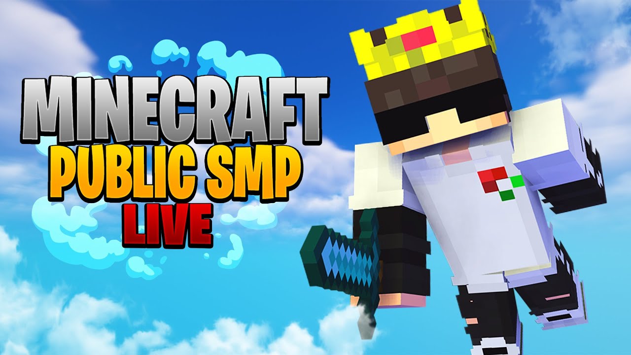 Minecraft SMP LIVE || PUBLIC SMP 24/7 JAVA + BEDROCK || | PLAYING IN ...