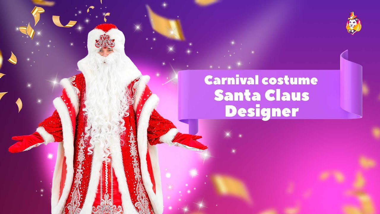 Santa Claus Designer Carnival сostume - YouTube