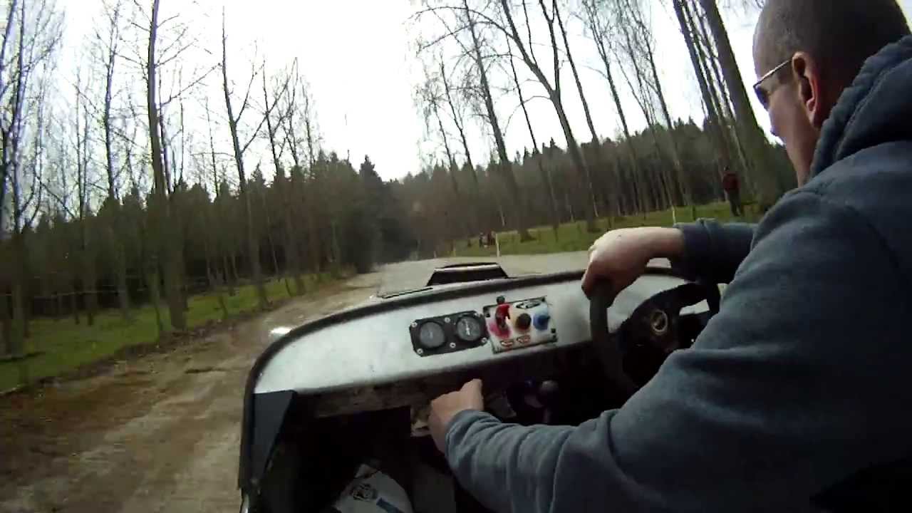 Richard Pinkney In Car Autotesting Caterham@ Foxley BTRDA Round 2 2013 ...