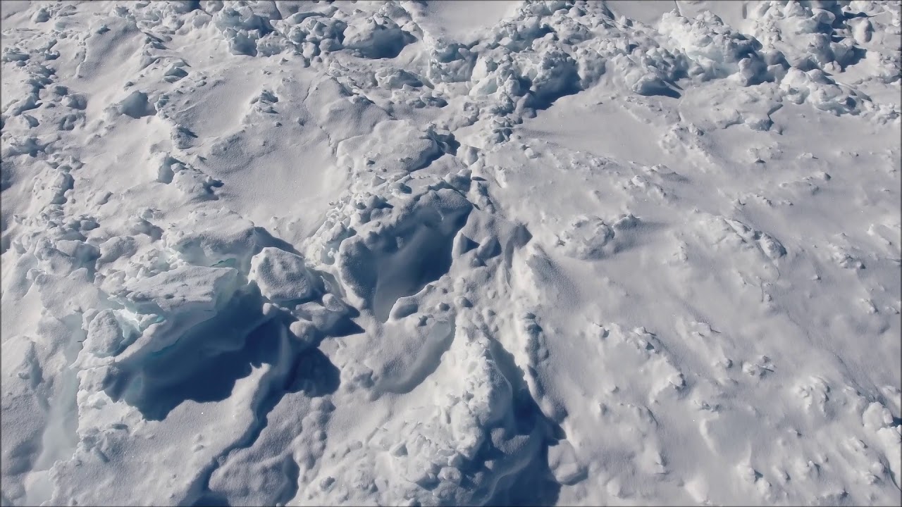 [Extended drone footage] Mar 10, 2019: Stunning view of massive chunks ...