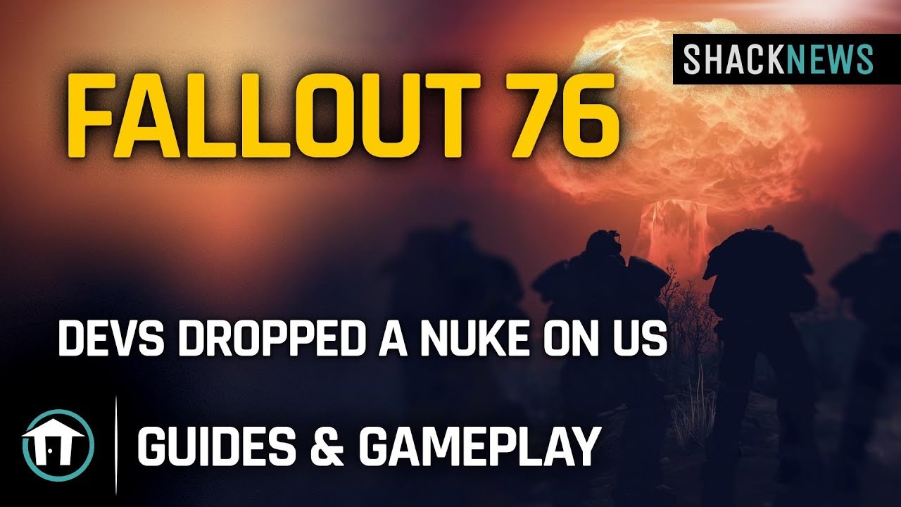 Fallout 76 Gameplay - Devs Dropped A Nuke On Us - YouTube