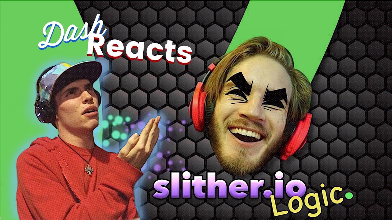 Dash Reacts | Slither.io Logic (Cartoon Animation) - YouTube