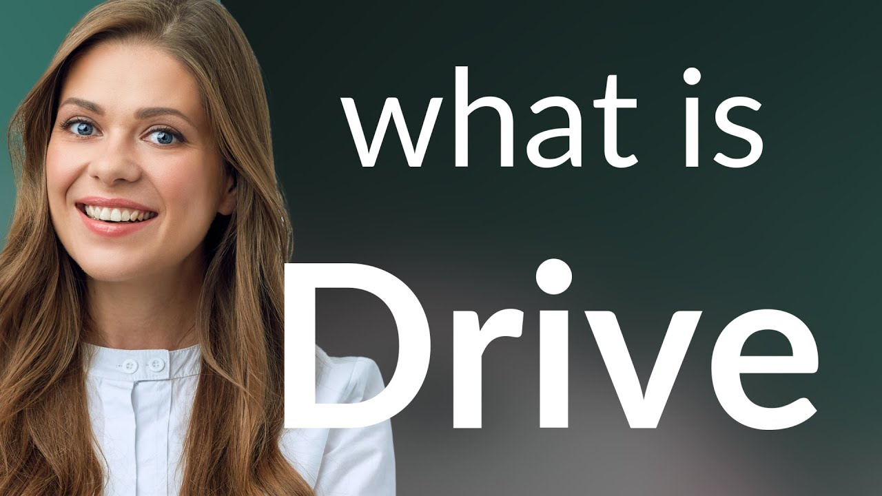"Drive" Defined: The Multiple Meanings of One Word - YouTube