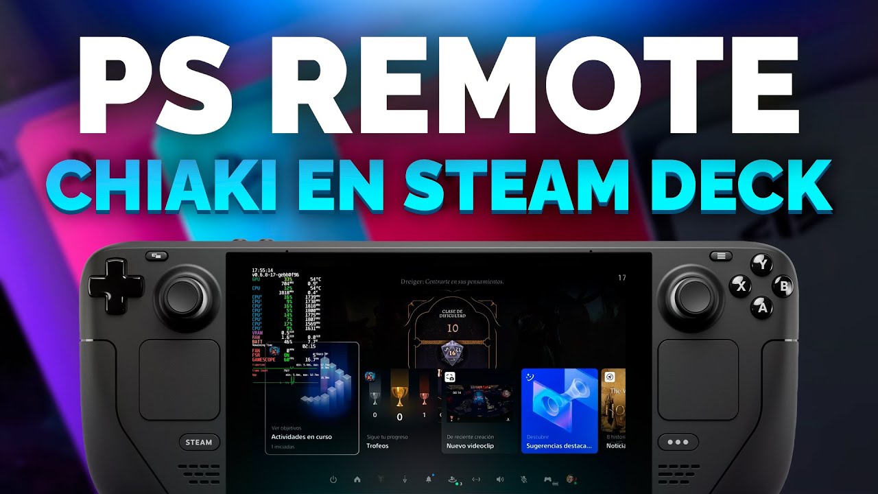 PS5 y 4 en Steam Deck con Chiaki4Deck por streaming 🚀 - YouTube