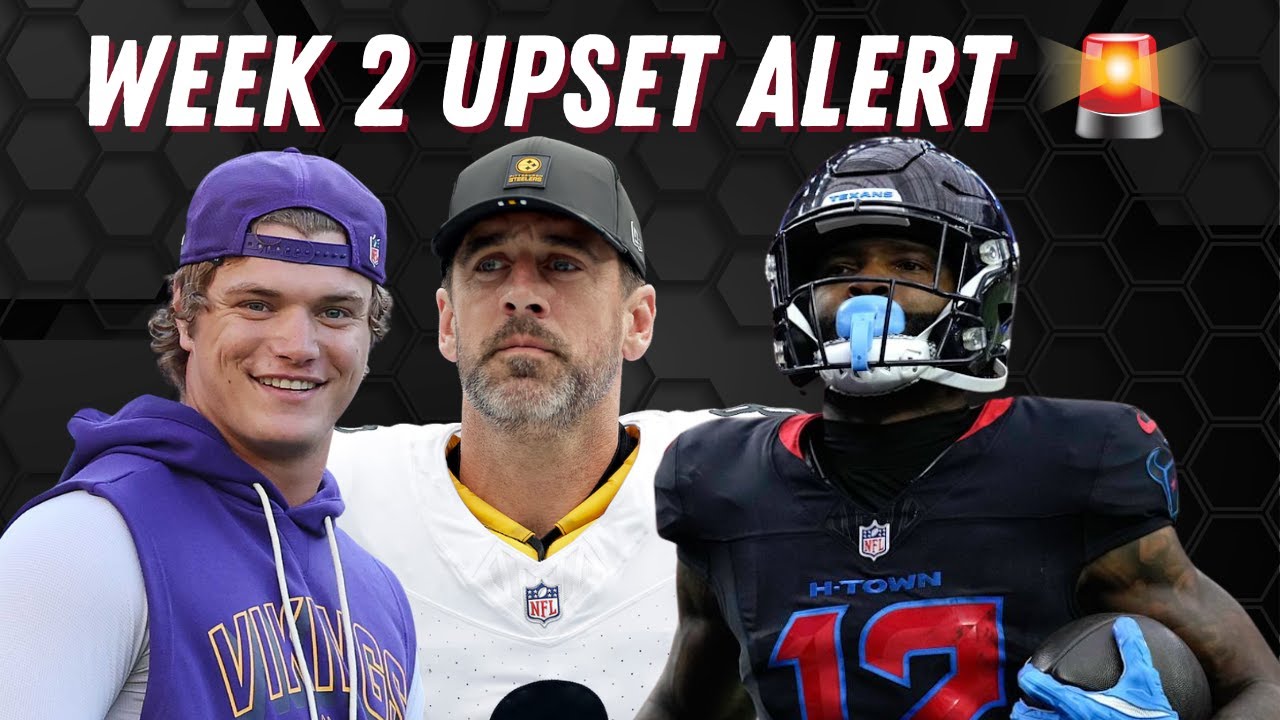Week 2 Upset Alert! Which NFL Favorites Are in Trouble? - YouTube