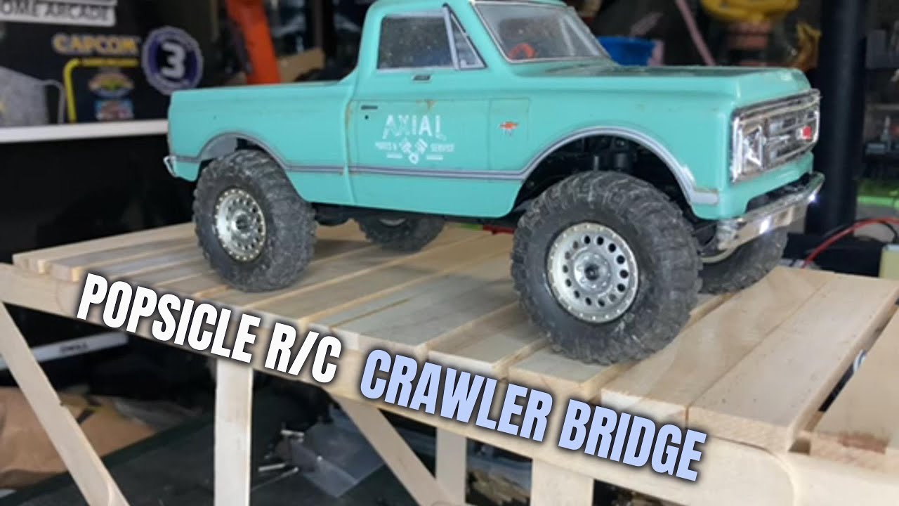 No Pros RC CRAWLER BRIDGE:🛠️I Built a Popsicle Stick RC Crawler Bridge ...