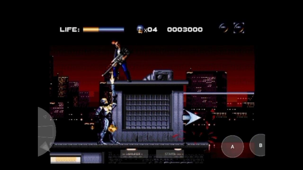 Robocop VS Terminator stage 1 | longplay games | retrogames - YouTube