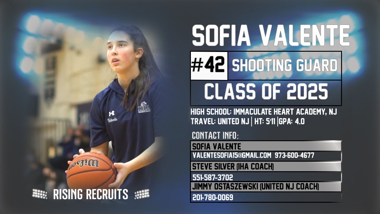 Sofia Valente (Class of 2025) Freshman Season Basketball Highlight Reel ...