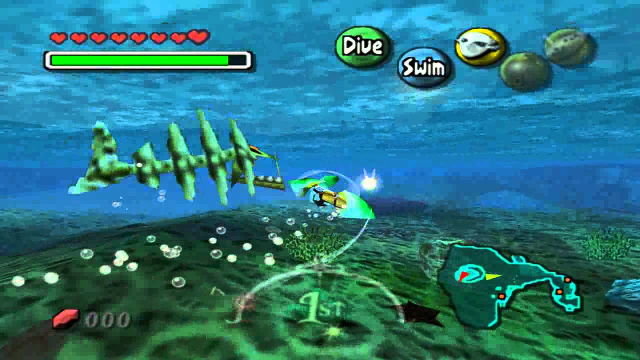 The Legend of Zelda: Majora's Mask - Stuck Fish - YouTube