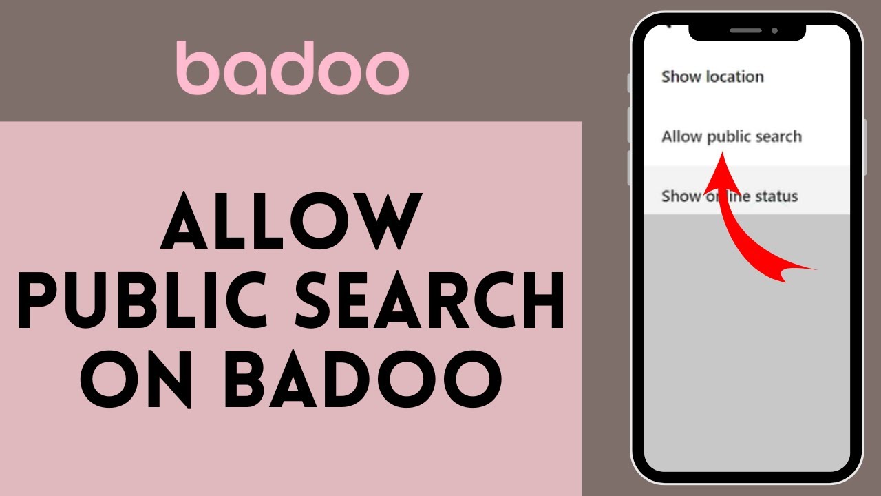 How to Allow Public Search on Badoo | Make Your Profile Discoverable ...