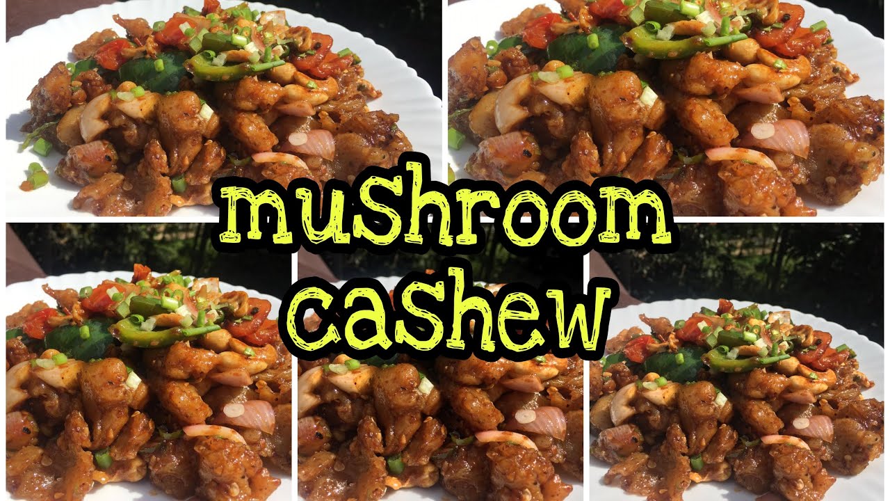 Mushroom cashew recipe !!! മഷ്‌റൂം ക്യാഷ്‌വ റെസിപ്പി, 🍜🍜🍝🍝🍝!! Febin talks by febin - YouTube