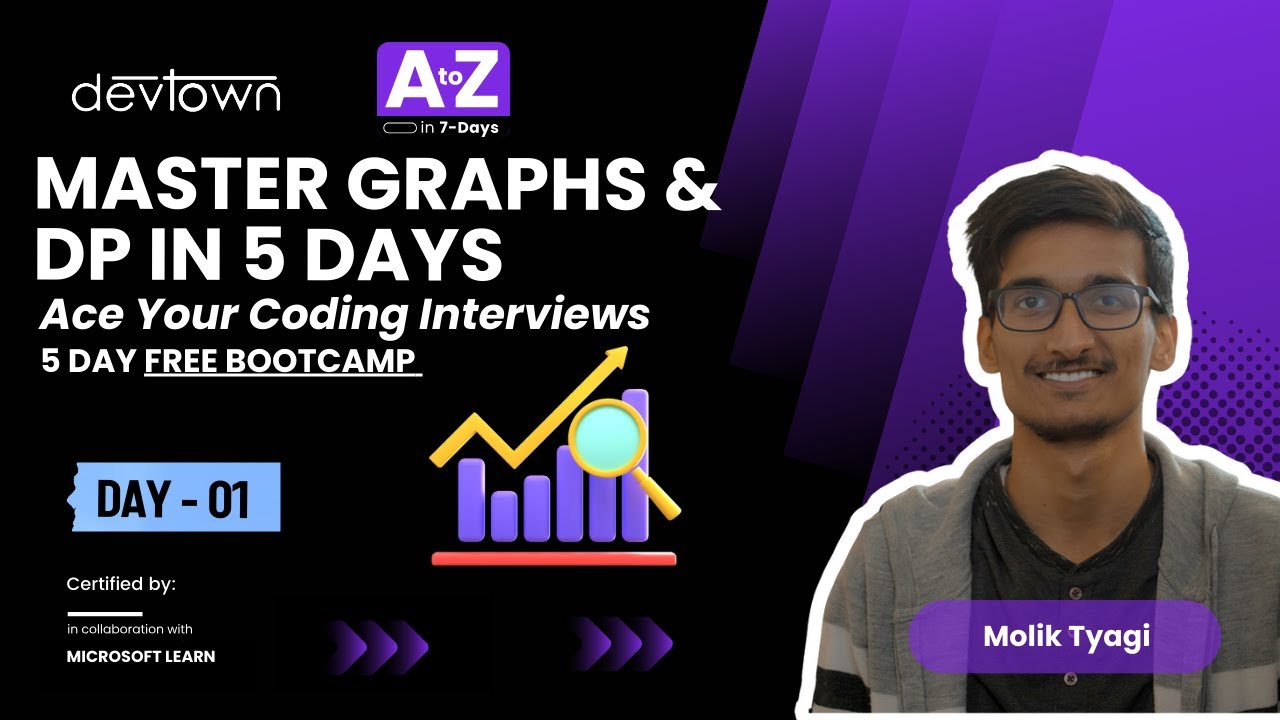 DAY - 1 | Master Graphs & Dynamic Programming -Ace Your Coding Interviews -5 days Free Bootcamp ...