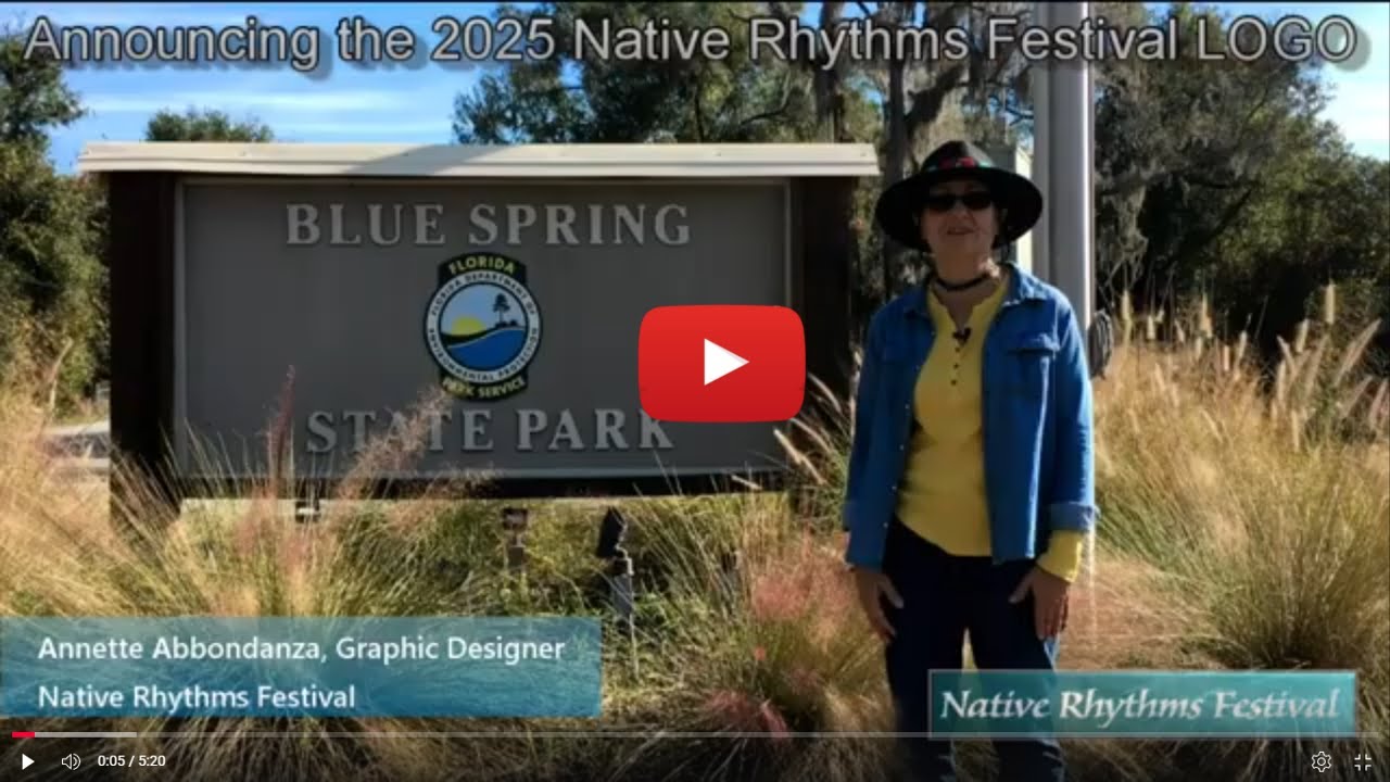 Announcing the 2025 Native Rhythms Festival theme logo!!! - YouTube