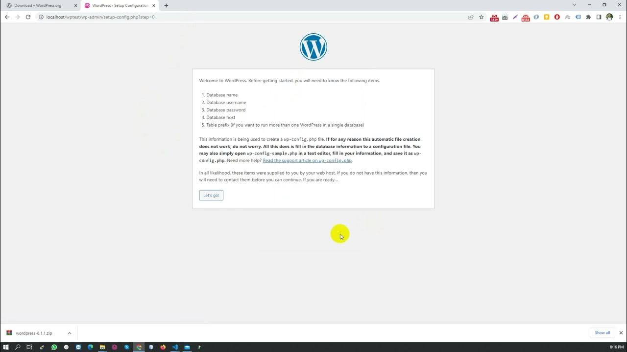 How to install WordPress in localhost using WAMP Server within 2 ...