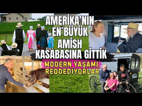 Amerika`da teknolojiden uzak yasayan Amishlerin kasabasina gittik! ~124
