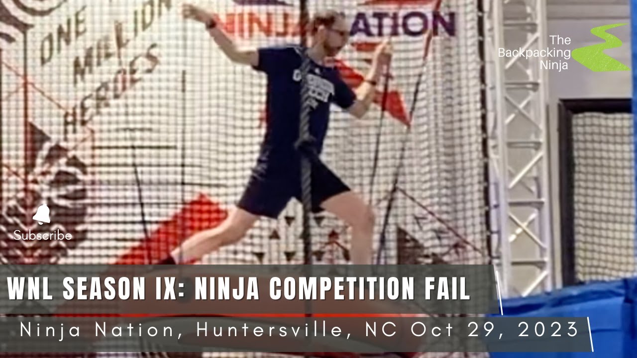 Ninja Nation - WNL Competition Fail! Oct 29 2023 - YouTube