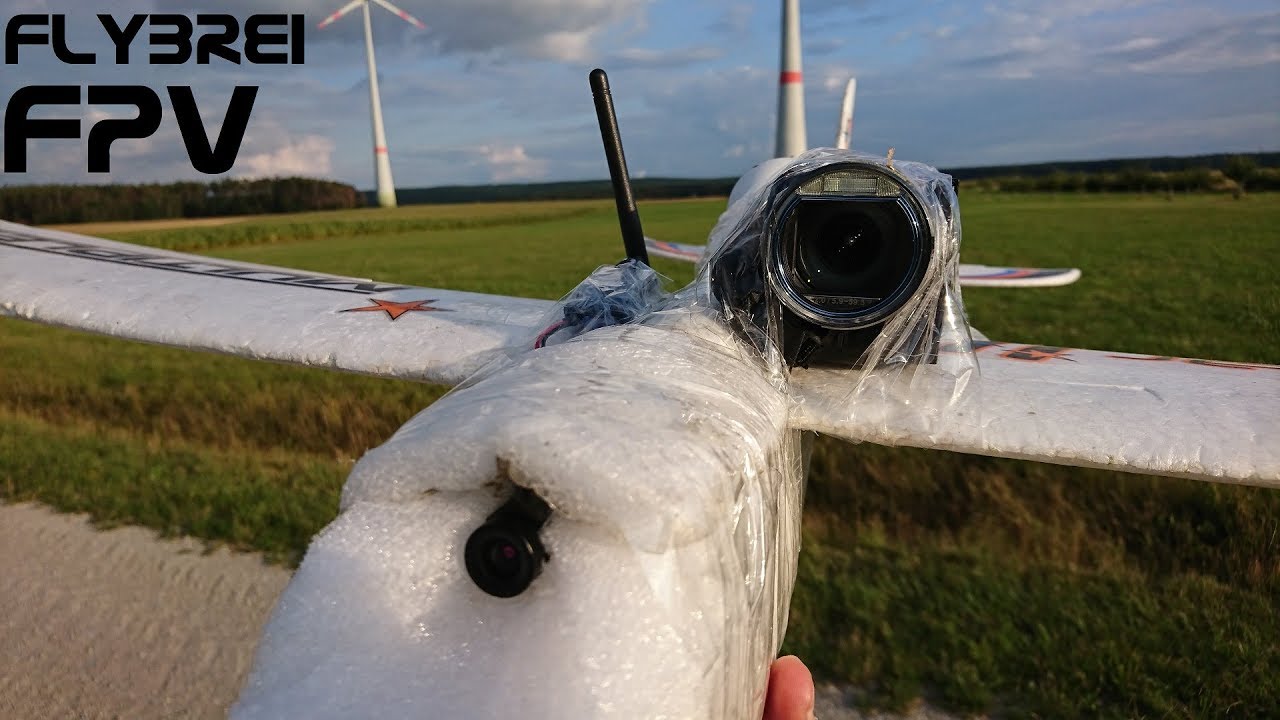 FPV mit Klebeband EasyStar 2 wenn der Martin die Gopro vergisst (leider ...