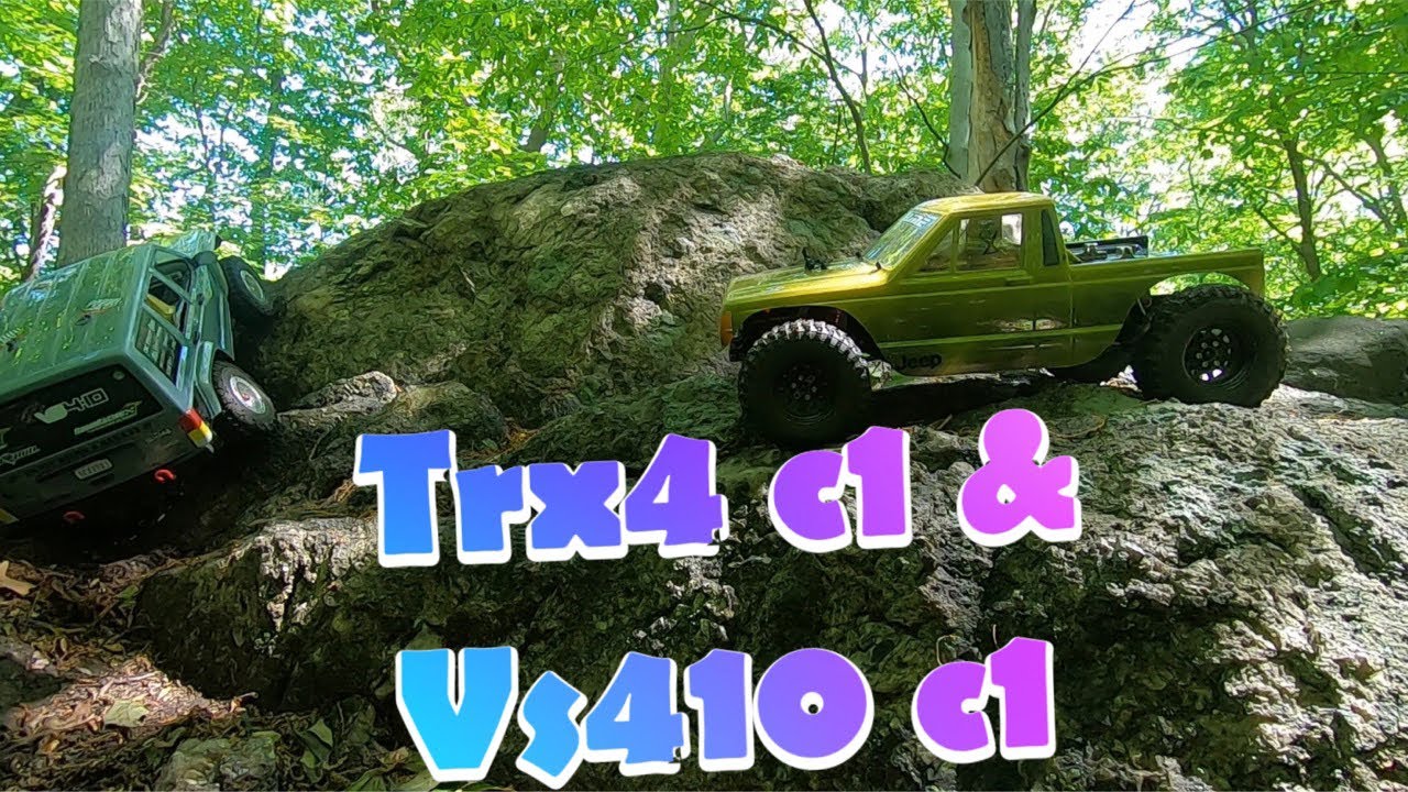 Traxxas Trx4 Class 1 & Custom Vanquish Vs4 crawler - YouTube