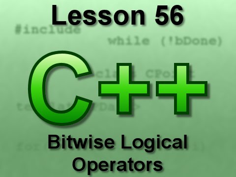 C++ Console Lesson 56: Bitwise Logical Operators - YouTube
