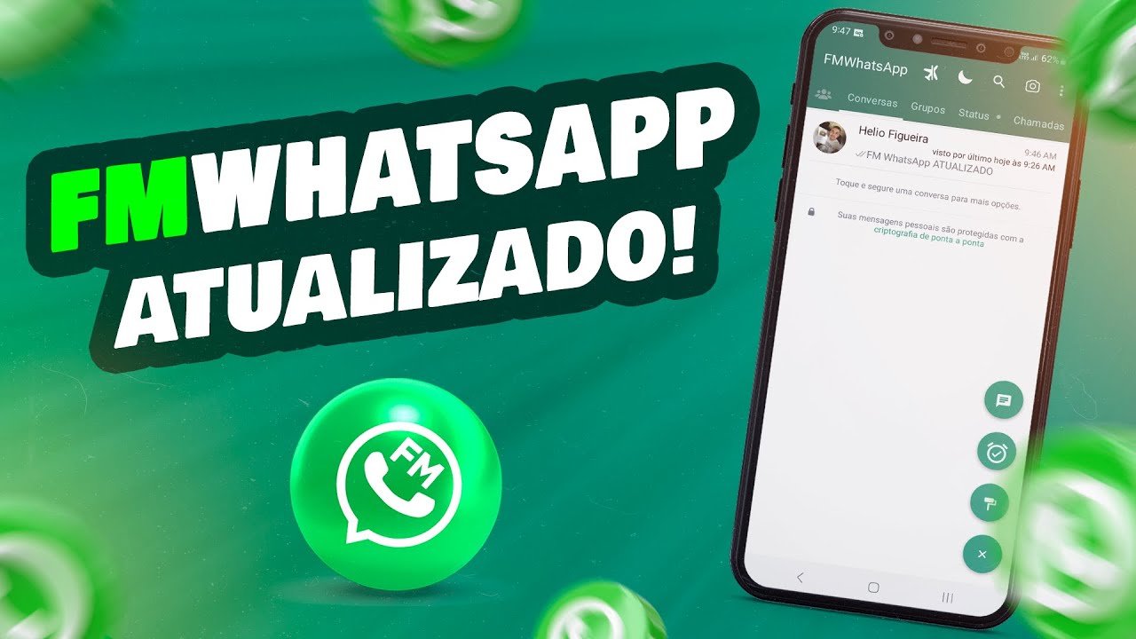 FM WHATSAPP NOVA ATUALIZAÇÃO (Como Baixar e Instalar) - YouTube
