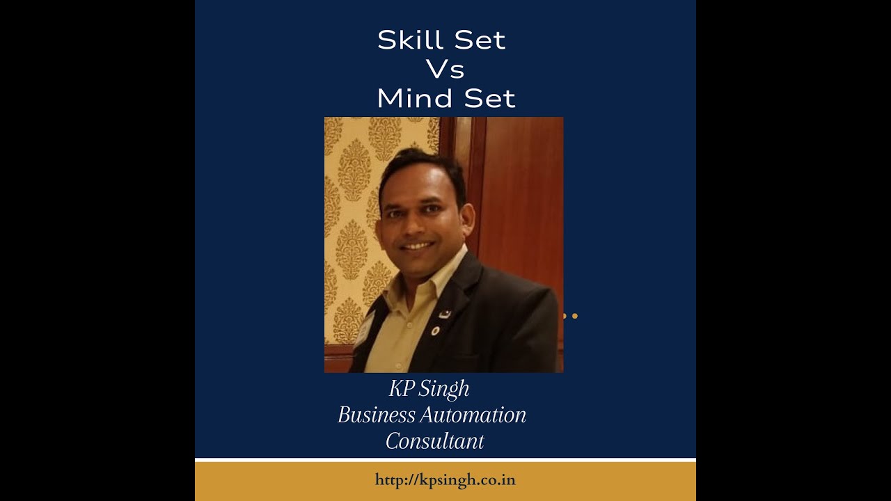 Skill Set vs. Mind Set | Business Growth happens with the 80℅ mind set ...