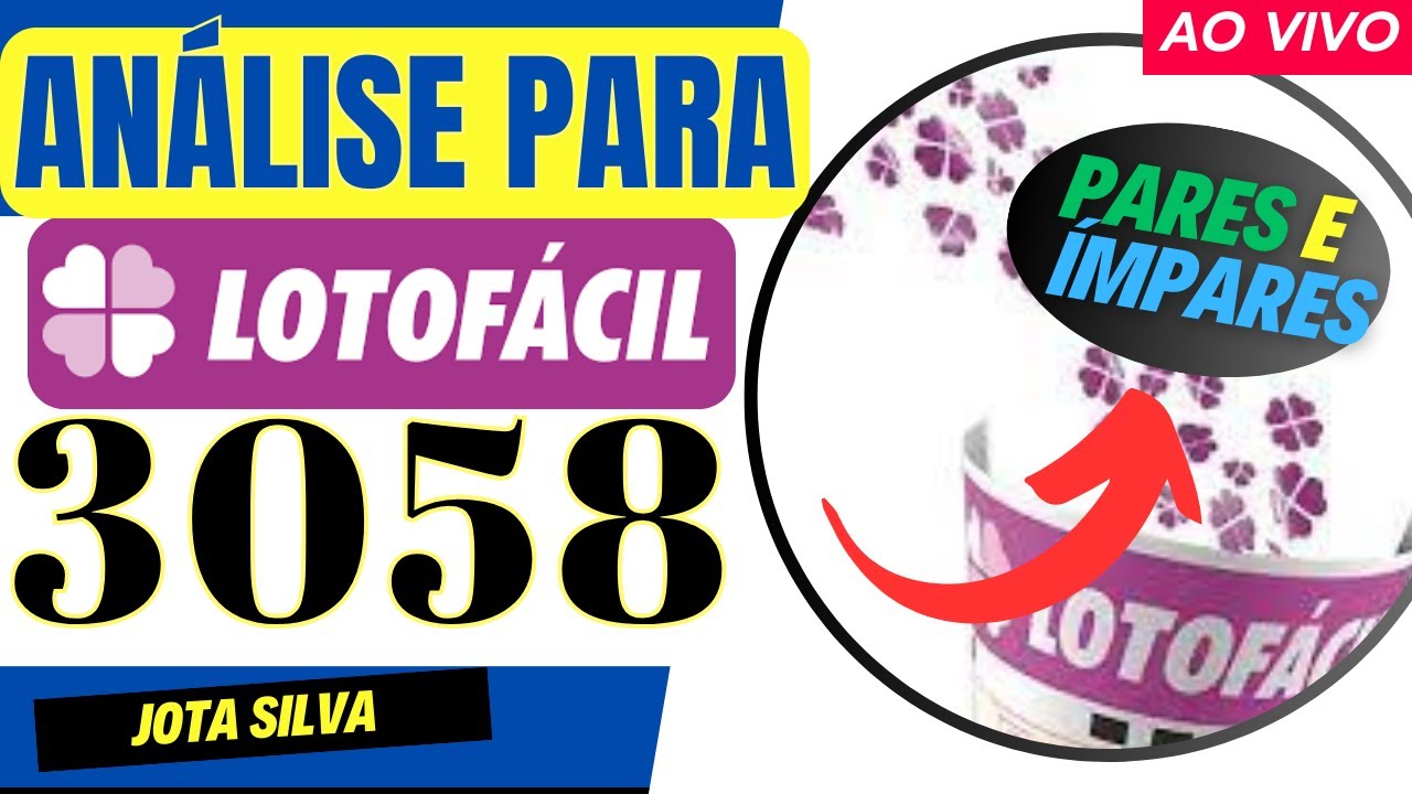 LOTOFÁCIL 3058 | ANÁLISE DE PARES E ÍMPARES PRIMOS FIBONACCI MOLDURA E ...